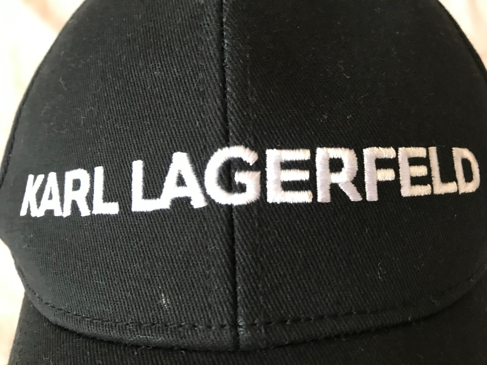 KARL LAGERFELD BASEBALL HAT CAP CLASSIC BLACK ONE SIZE | eBay