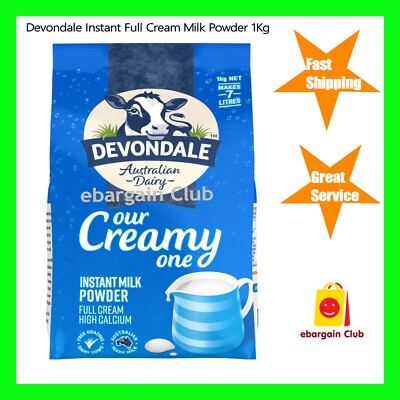 Devondale Instant Full Cream Milk Powder 1Kg - High Calcium, Great for Camping | eBay Australia