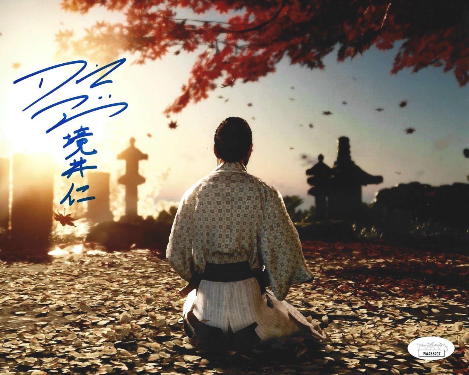 DAISUKE TSUJI Signed GHOST OF TSUSHIMA JIN SAKAI 8x10 Photo Autograph ...