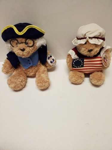 Betsy Ross and Benjamin Franklin Teddy Bears | eBay