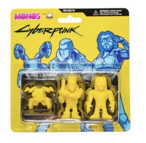 Cyberpunk 2077 Monos Mini Figures Keanu Reeves V Johnny Silverhand ...