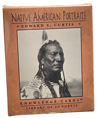 Native American Portraits Knowledge Cards Edward S. Curtis Library of ...