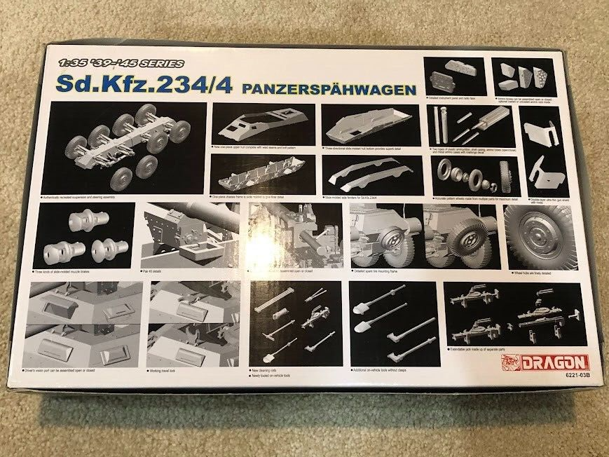 1/35 German Sd.Kfz.234/4 Panzerspahwagen ~ Dragon 6221 89195862211| eBay