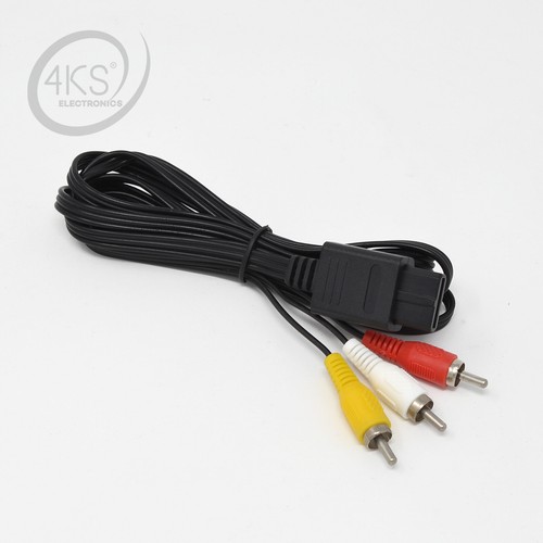 4KS® AV TV Anschlusskabel Stecker Multi Out Zubehör f Super Nintendo 64 ...
