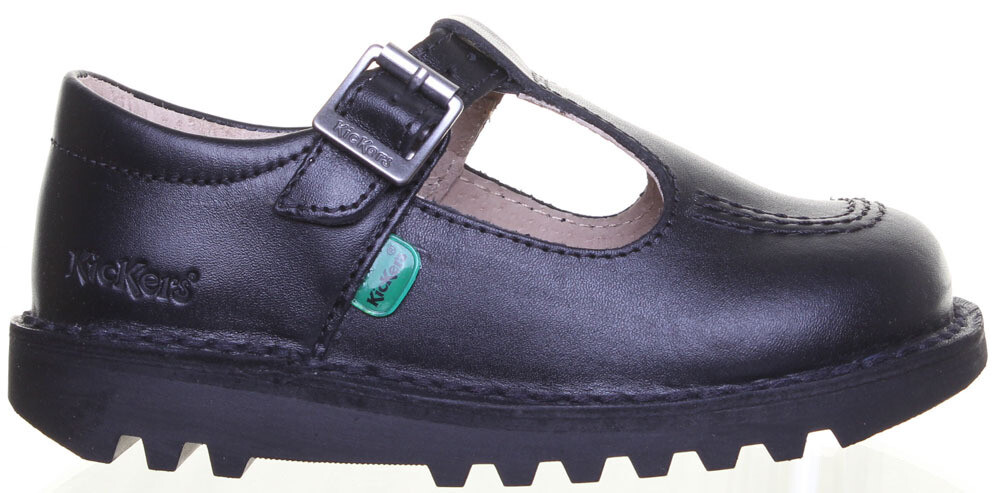 Kickers Kick T iCore Leather Buckle Back to School Girls Shoes US Size ...