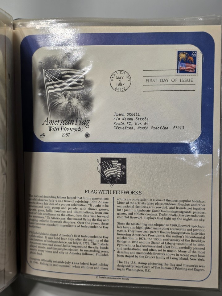 U.S. FIRST DAY AND SPECIAL COVERS, 1981-1987 POSTAL COMMEMORATIVE ...