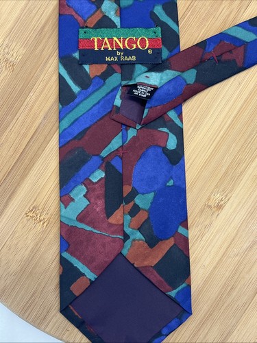 Tango by Max Raab Watercolor Colorful Men’s Tie 3.75” X 58” Made In USA ...