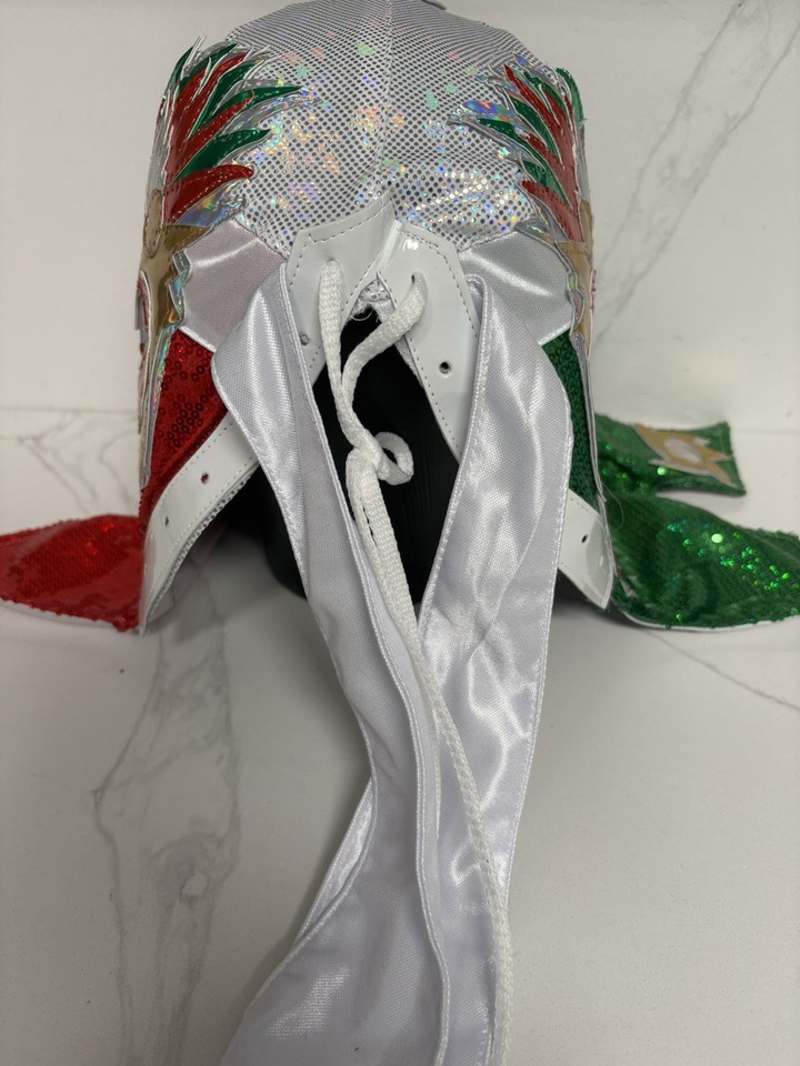 Pentagon Jr Tricolor Mask Lucha Libre Sequin Handmade Mexican Wrestling ...
