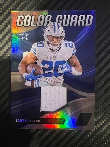 2023 Zenith Tony Pollard Color Guard Patch Insert #CG-9 Dallas Cowboys ...