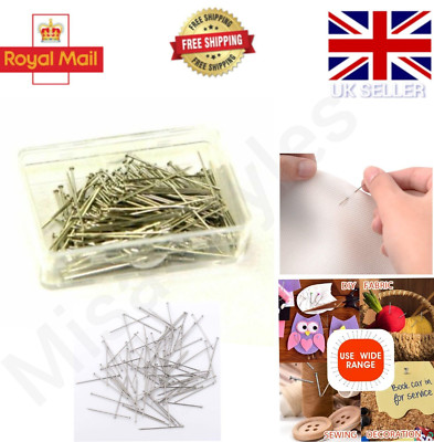 200 DRESSMAKERS PINS STEEL TAILOR PINS SEWING CRAFT HOBBY DRESS CLOTHES ...