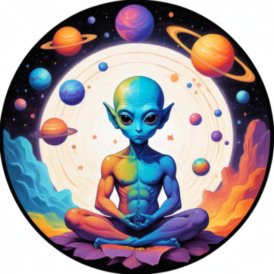 30 Custom Cosmic Zen Alien Personalized Address Labels | eBay