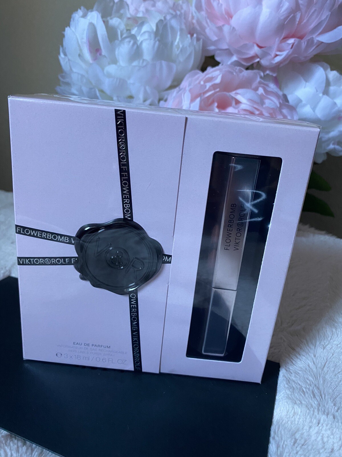 VIKTOR & ROLF FLOWERBOMB WOMEN EDP 3PC PERFUME PURSE SPRAY 3 X 18ML NIB ...