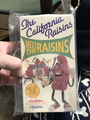 rare the california raisins meet the raisins Vhs tape | eBay