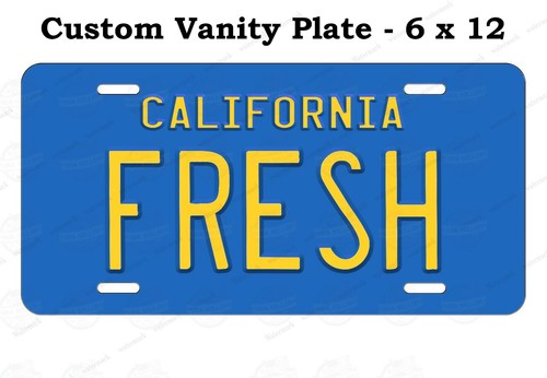 California State Fresh Prince Vintage License Plate Tag For Auto ATV ...