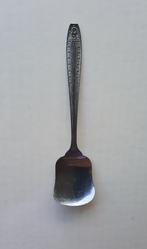 Vintage Stainless Steel Rounded Square Spoon Ice Cream | eBay