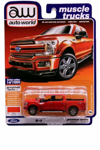 2020+M2+Auto+World+Ultra+Red+Chase+2019+Ford+F-150+Lariat for sale ...