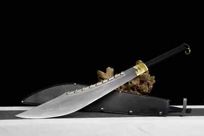 Chinese 9 Nine Ring Sword Broadsword Two Handed Dadao Battle Ready ...