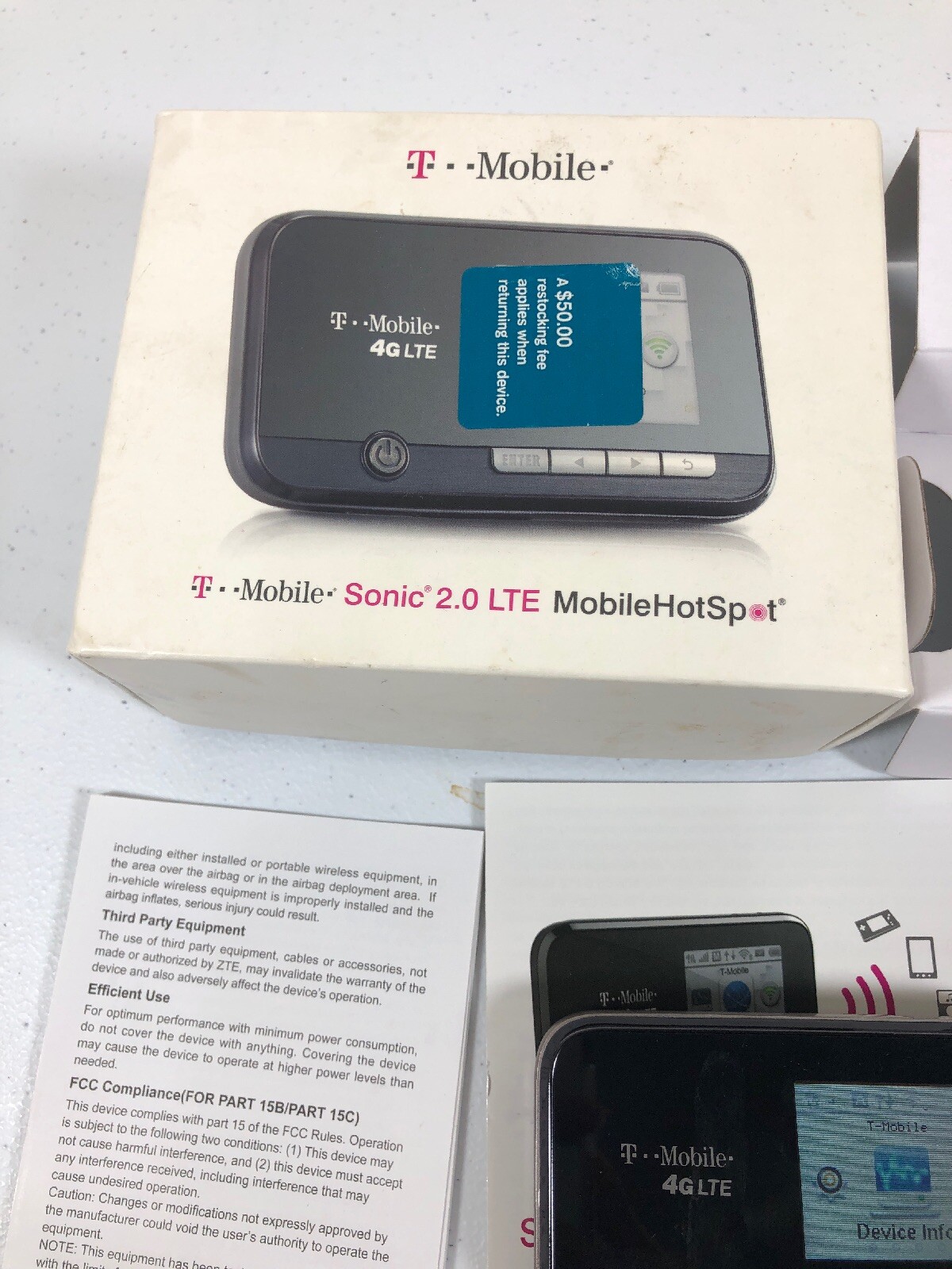 T-mobile Sonic 2.0 4G LTE Mobile Hotspot ZTE MF96 Wifi Router Modem | eBay