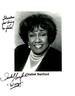 Isabel Sanford Signed Photo - The Jeffersons | eBay