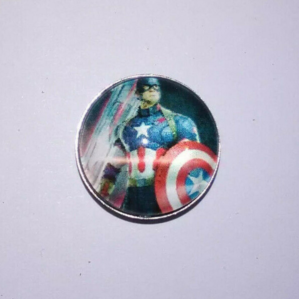 Marvel Avengers Super Hero Leather Snap Bead Button Bracelet {You ...