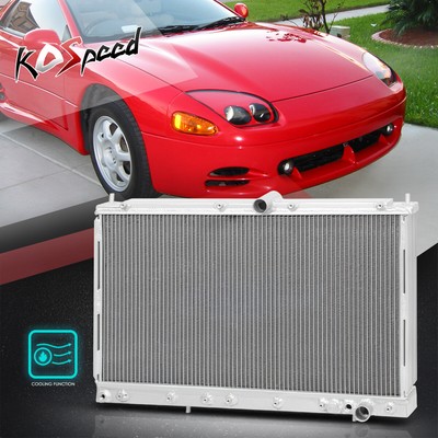 2-Row Core Aluminum Cooling Radiator for 91-96 Dodge Stealth/-99 Mits ...