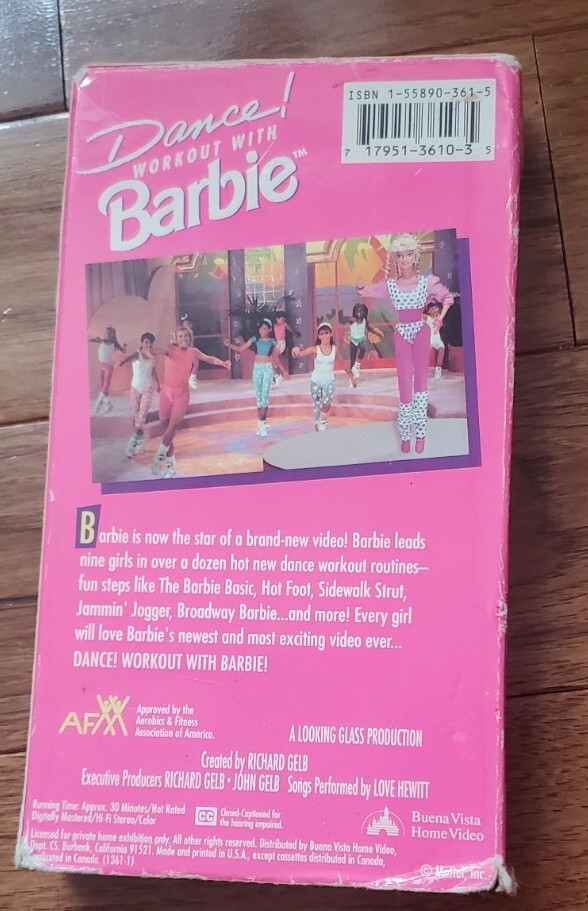 Dance Workout With Barbie (VHS, 1992) 717951361035 | eBay