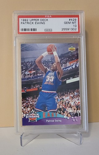 Michael Jordan (Shadow Card) - Patrick Ewing - 1992 Upper Deck - PSA 10 | eBay