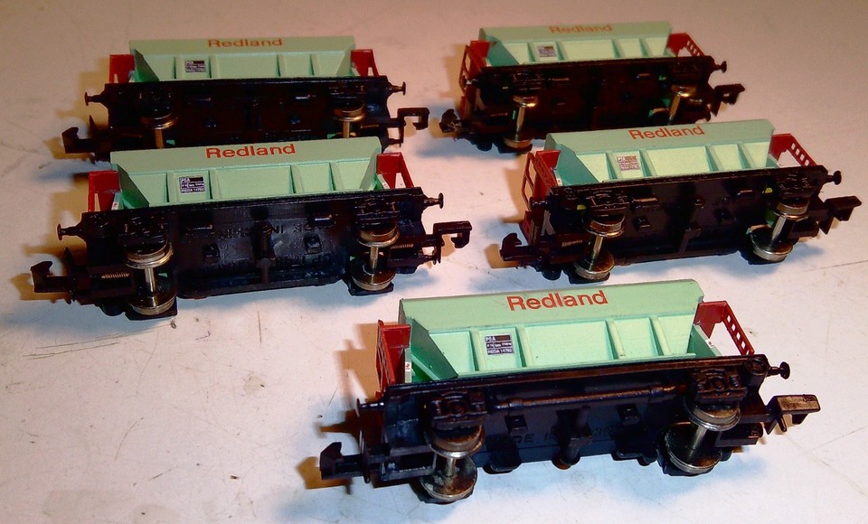 5 Graham Farish N Gauge Redland PGA 51 Tonne Hopper Wagons | eBay UK