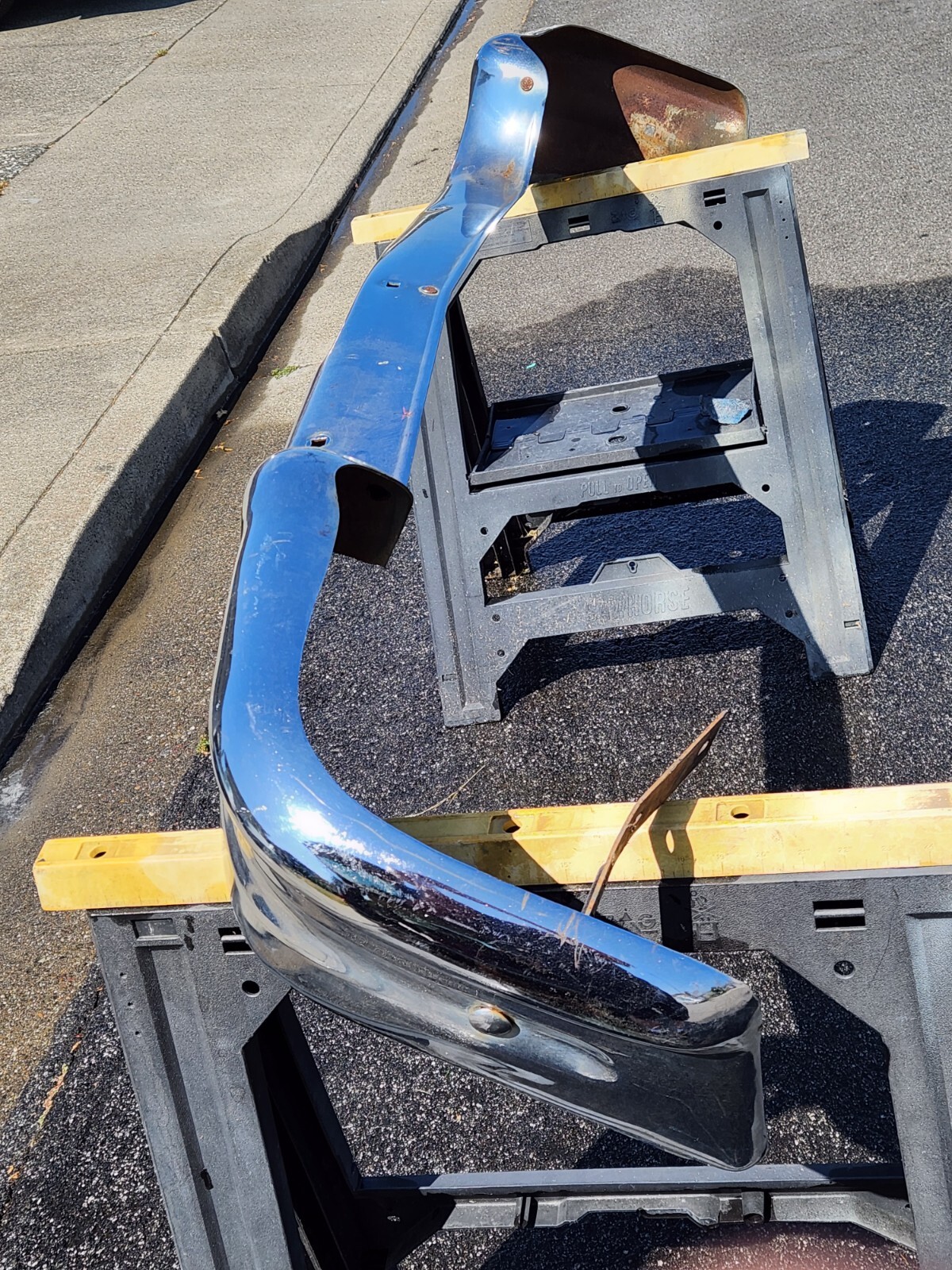 1958 Ford Fairlane 500 Ranchero Front Bumper Core Driver Coupe ...