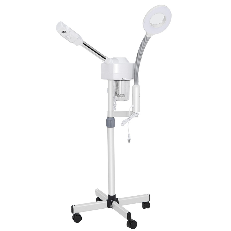 2 in 1 Professional Facial Steamer 5X LED Magnifying Lamp Facial ...