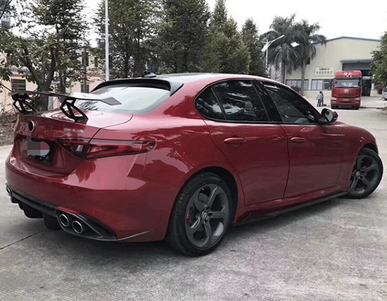 Universal V-STYLE Rear Trunk Racing Spoiler Wing Fit For BMW M4 F82 ...