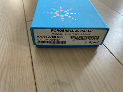 used Agilent HPLC column Poroshell 300SB-C3, 2.1 x 75 mm, 5 µm 660750 ...