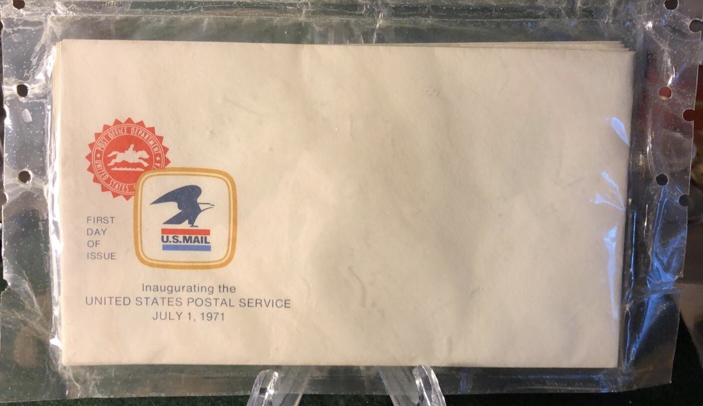 1st Day Of Issue US POSTAL SERVICE ENVELOPES JULY 1, 1971. Lot Of 5 ...