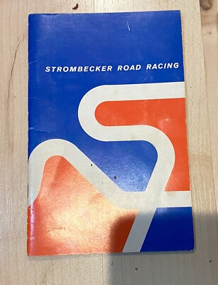 Vintage 1963 ROAD RACING Guide/Catalog~"STROMBECKER" | eBay