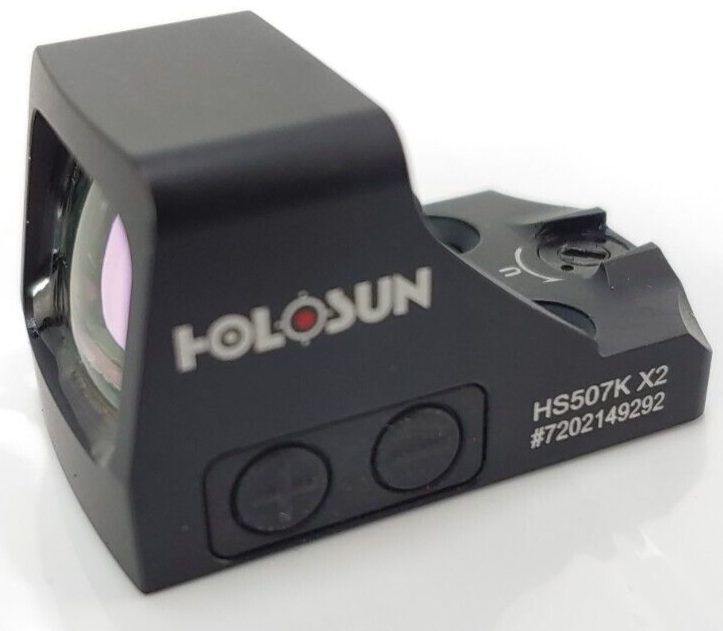 Holosun HS507K X2 Open Reflex Multi Reticle 2 MOA Red Dot Sight For RMS ...
