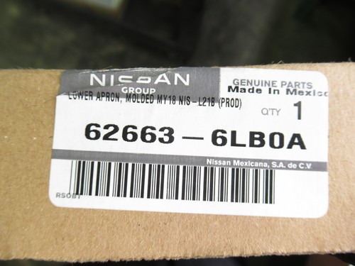 Genuine OEM Nissan 62663-6LB0A Lower Engine Cover Splash Shield 2020 ...
