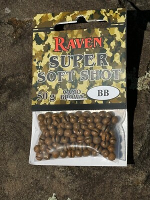 Raven Super Soft Lead Split Shot, Camo Size BB, 50 Gram Pack | eBay