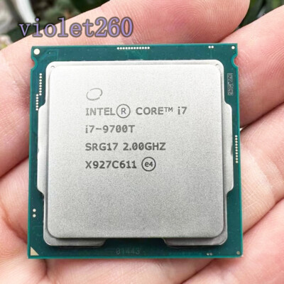 Intel Core i7-9700T LGA 1151 CPU Processor Eight Cores 2GHz 35W | eBay