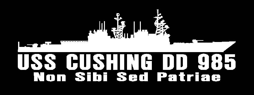 USS CUSHING DD 985 Silhouette Decal U S Navy USN Military | eBay