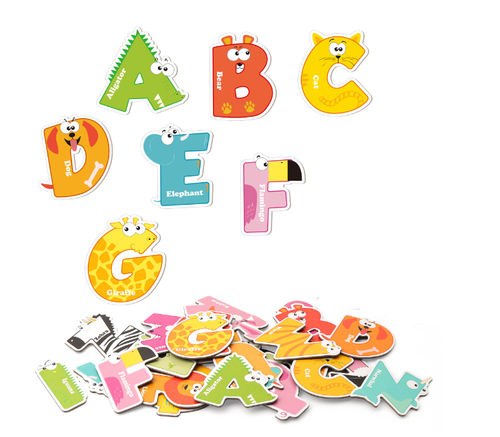 Magnetic Alphabet Letters and Numbers for Toddlers Magnets ABC 123 ...