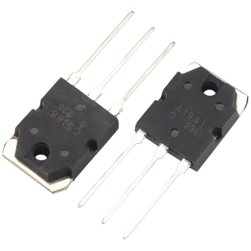 2X( Pair A1941 + C5198 10A 200V Amplifier Silicon Transistor F5D9)1679 ...