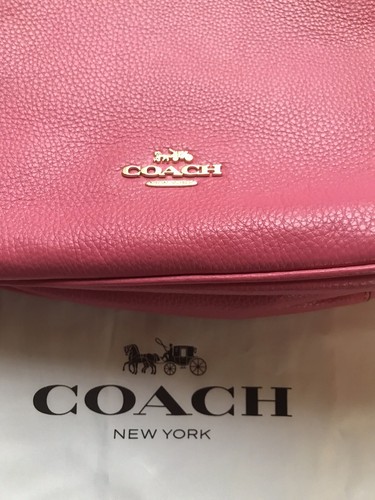 Brand New AUTHENTIC Coach Pebble Leather Rori Shoulder Bag C2853 Pink ...