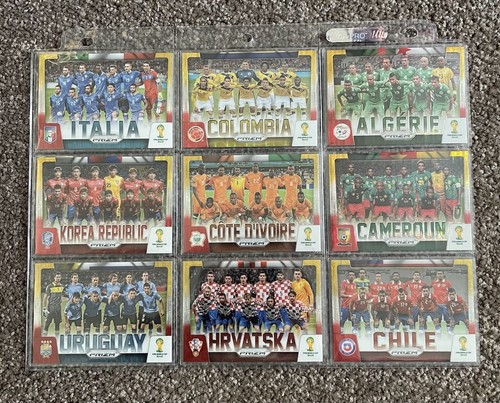 2014 World Cup Prizm Yellow Red x9 Country Teams Shot *MINT* *RARE* 🔥🔥🔥 ...