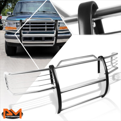 For 92-97 Ford F150-F350/Bronco Front Bumper Brush Grille Guard ...