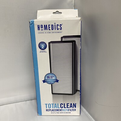2 PACK - HoMedics TotalClean HEPA Filter - Air Purifier AT-PET01 02 AR ...