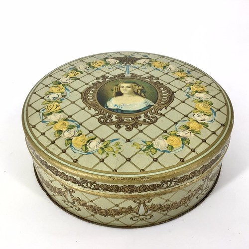 Antique French Chocolate Tin Paris France A La Marquise De Sevigne | eBay