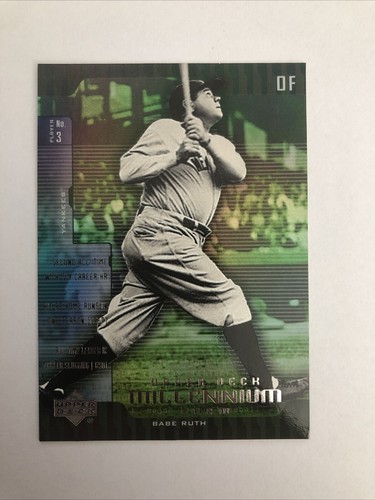 Babe Ruth 2000 Upper Deck Millennium Team #UD5 - Yankees | eBay