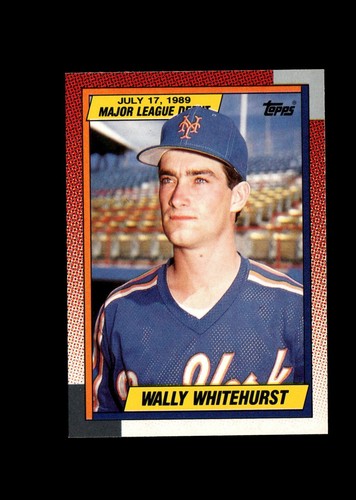 Wally Whitehurst - 1990 Topps Major League Debut Card #141 - New York ...