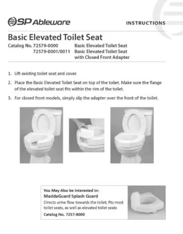 Open Toilet Seat