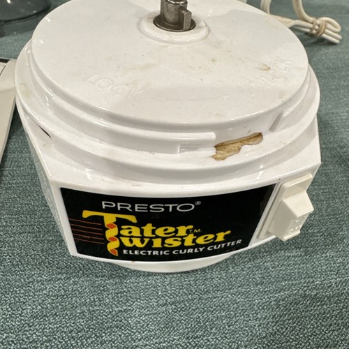 Vintage Presto Tater Twister Electric French Fry Potato Curly Spiral ...